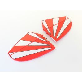 Horizontal wing Set Red A6578-13R - KYOSHO RC